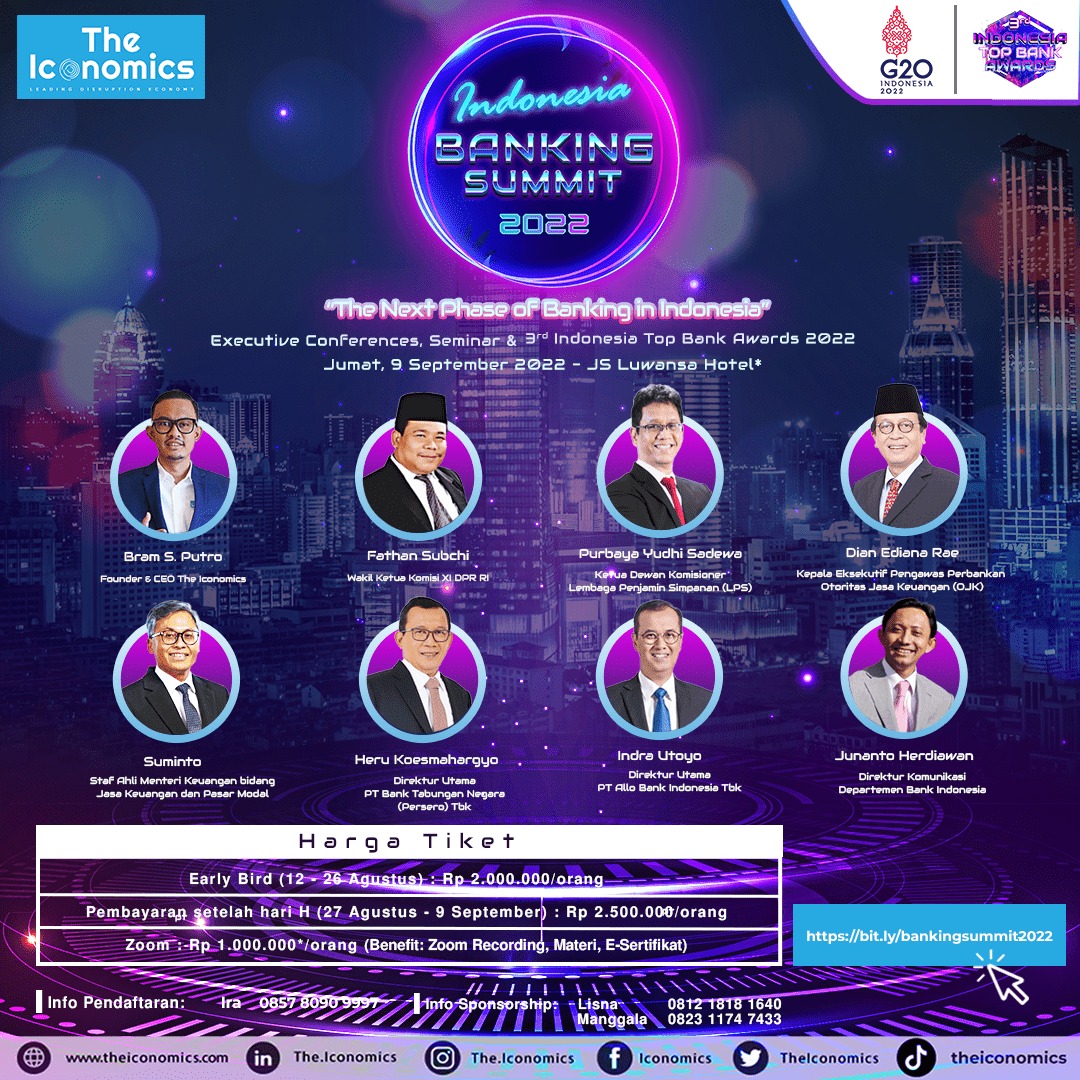 Seminar Indonesia Banking Summit 2022 "The Next Phase of Banking in ...
