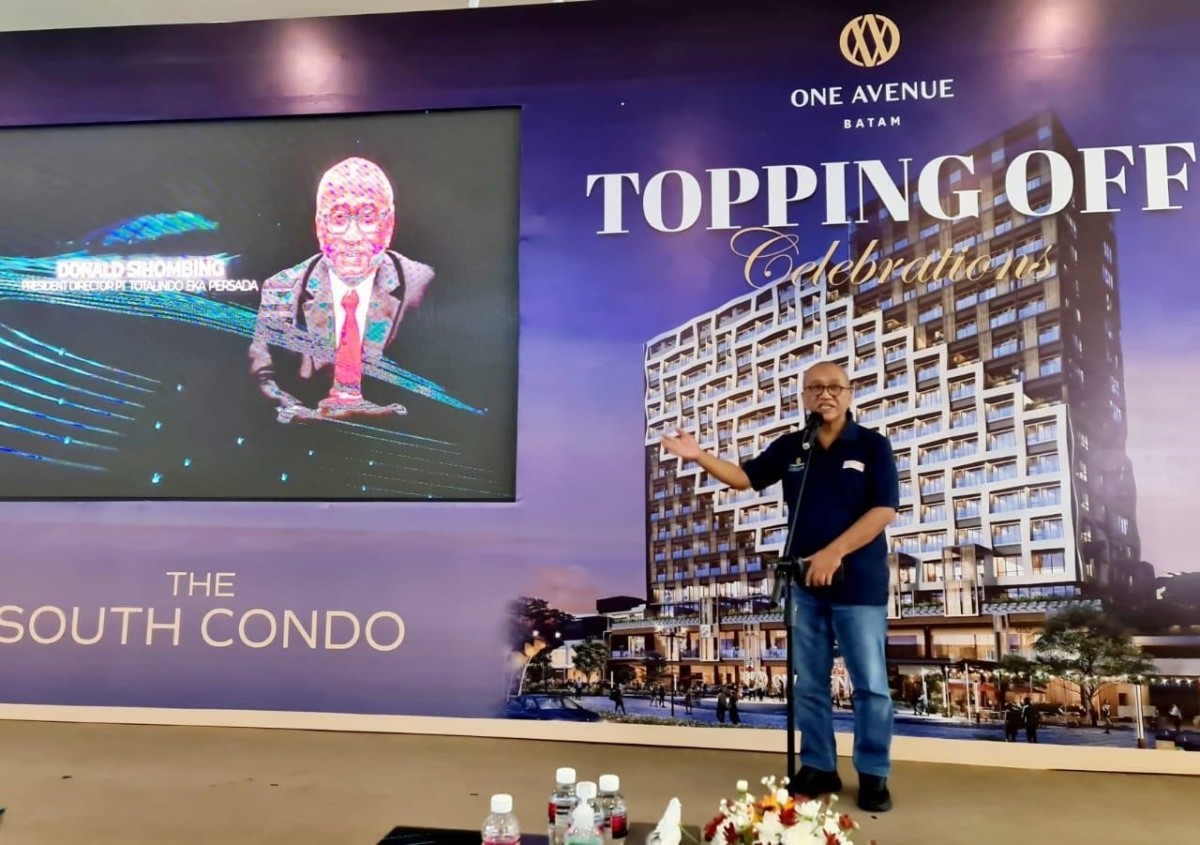 Totalindo Lakukan Topping Off Tower South Condo di One Avenue Batam ...